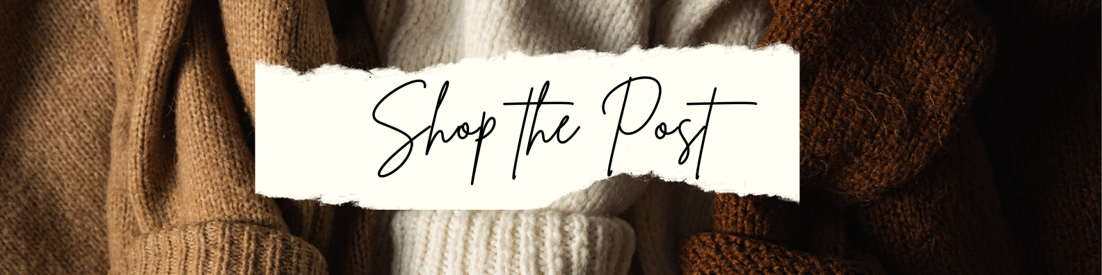 3 Sweaters You Need this Autumn